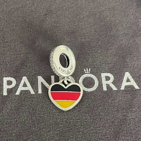 Pandora | Jewelry | Pandora Germany Flag Exclusive Charm | Poshmark